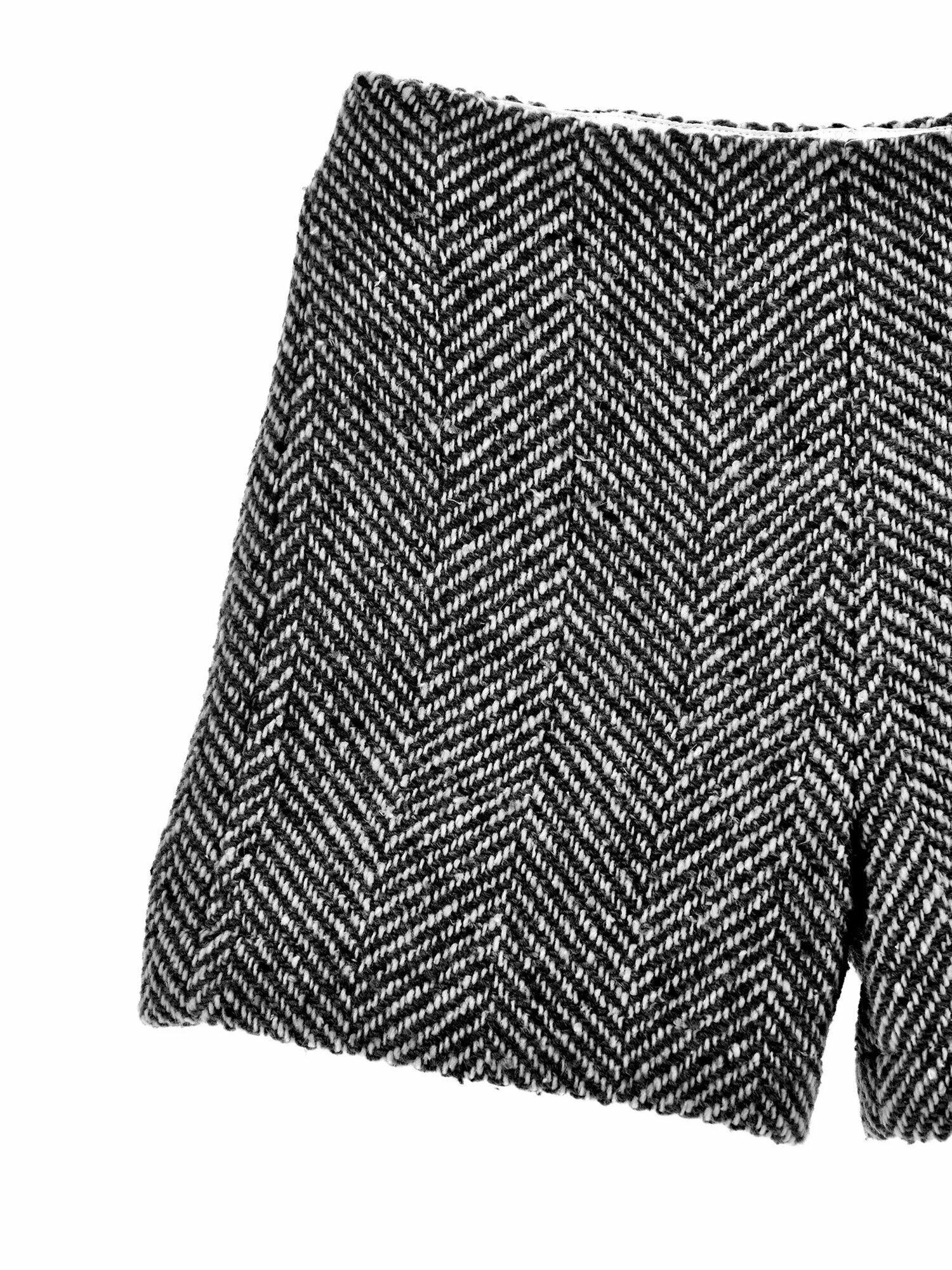 Шорты Ermanno Scervino Herringbone-pattern shorts, размер 14 лет, черный — фото 1