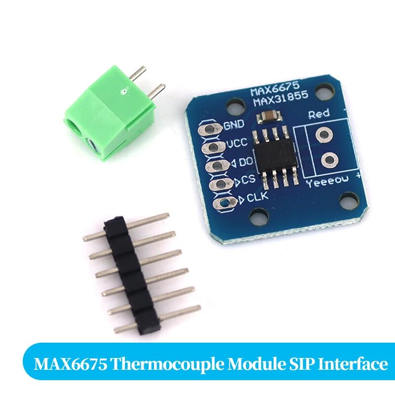 Модуль MAX6675/MAX31855 для термопар с SIP интерфейсом