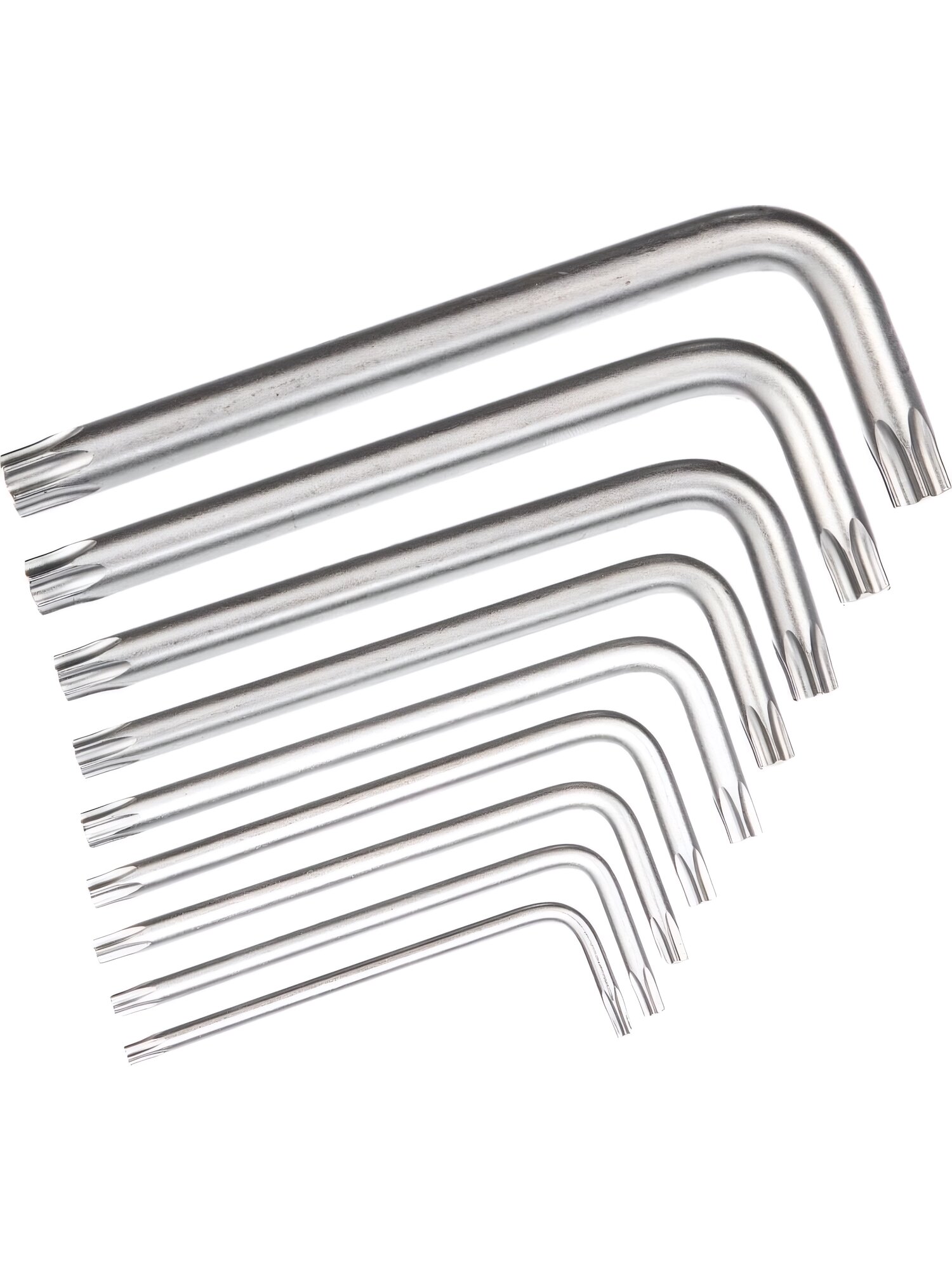 Комплект угловых ключей Torx JONNESWAY H07M09S