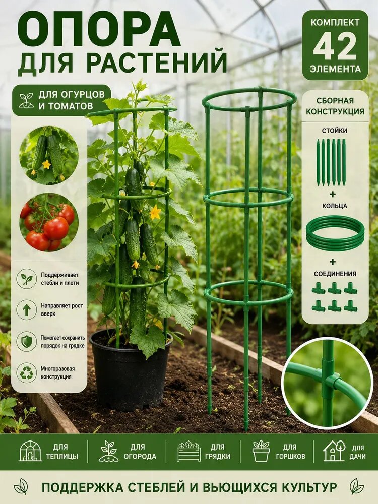 Опора для растений,42шт