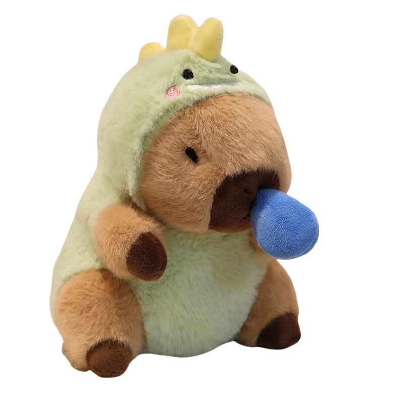 Кукла-капибара унисекс Tak Bebe Foodie, Transforming Dinosaur, 20CM EU