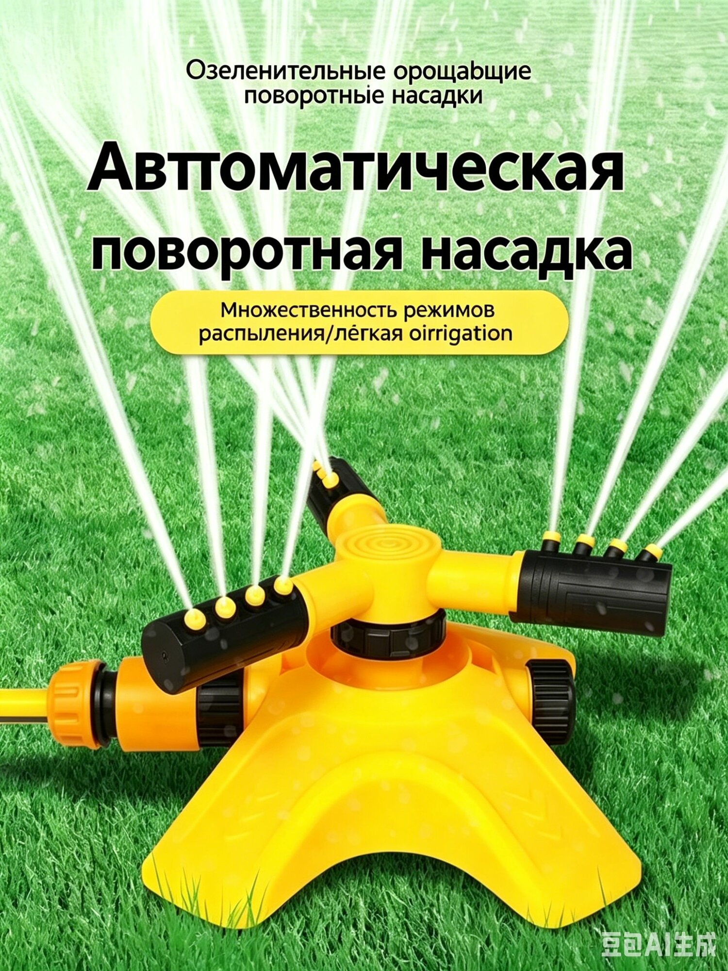 Разбрызгиватель, дождеватель помповый