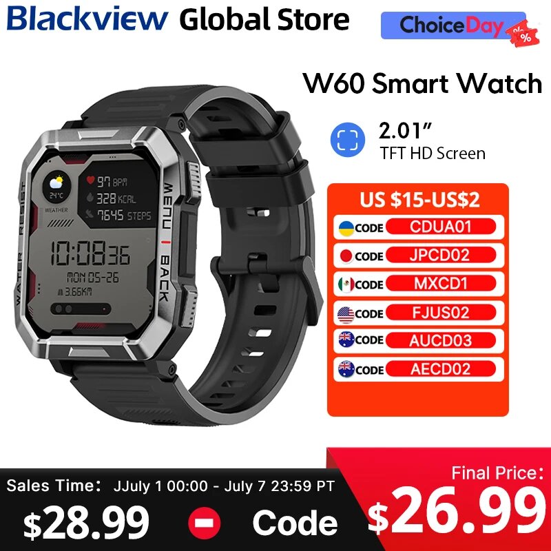 Blackview W60 смарт-часы — фото 1