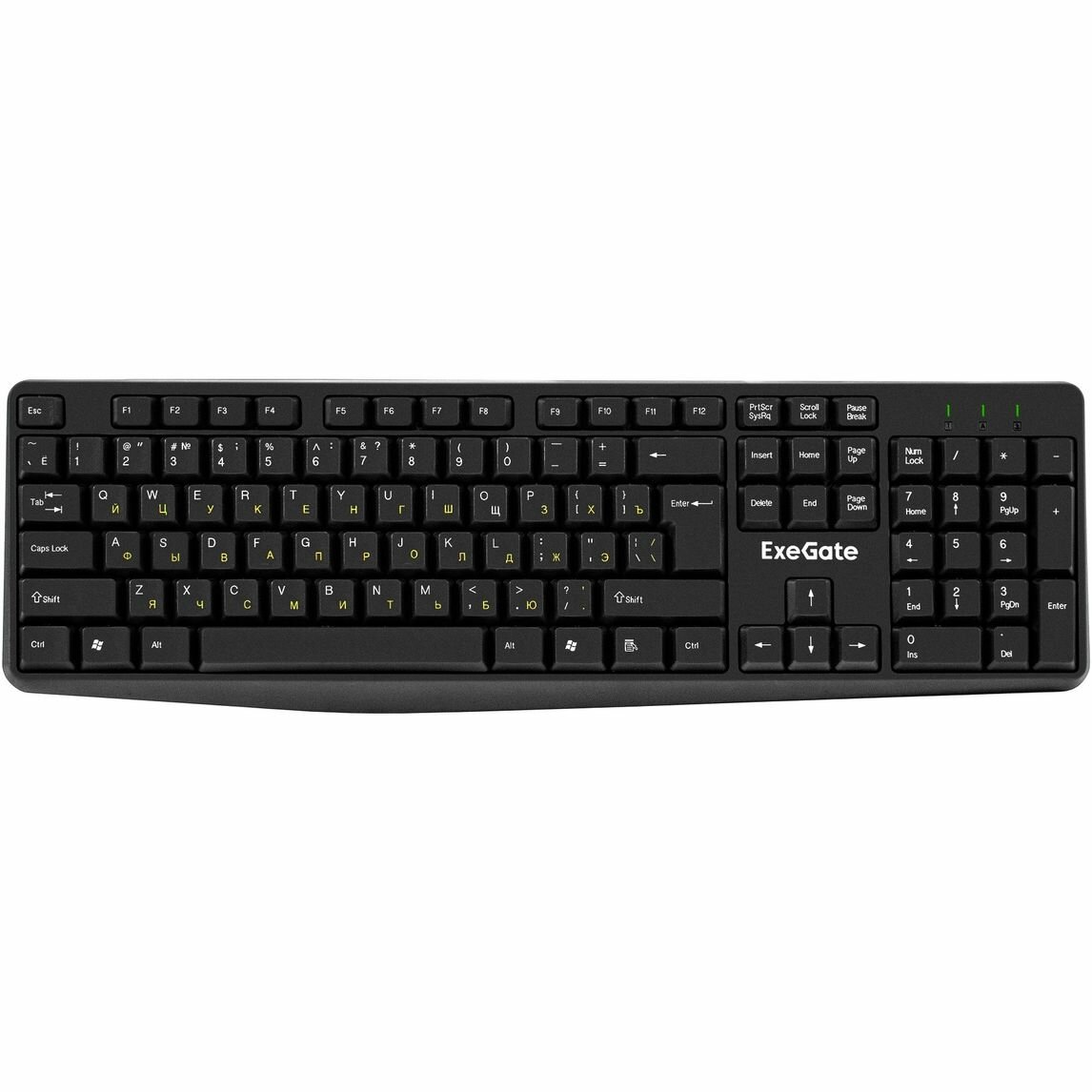 Клавиатура проводная ExeGate EX298364RUS Smart K120 (USB, полноразмерная, влагозащищенная, 104кл, Enter бо.
