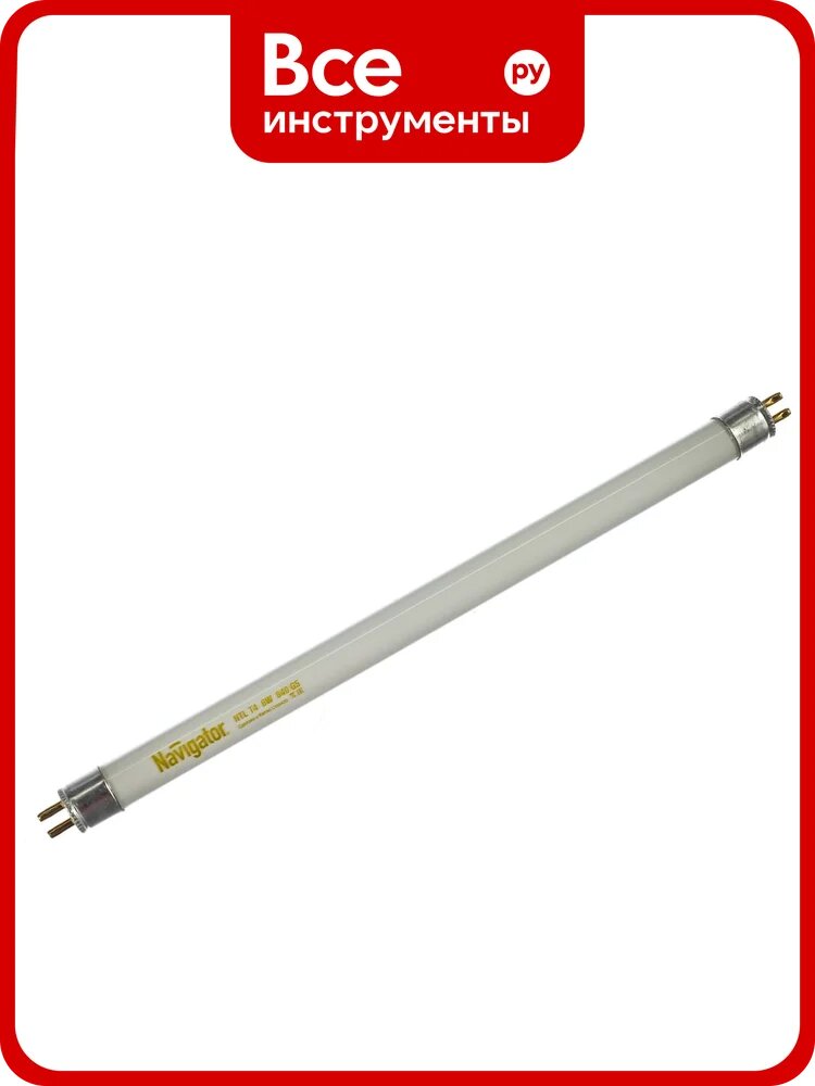 Люминесцентная лампа Navigator 94 100 NTL‑T4‑06‑840‑G5 94100, FR/матированный корпус, естественный белый свет