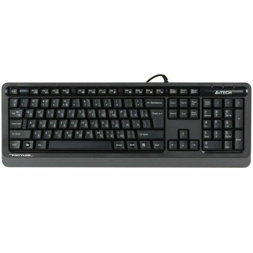 Клавиатура для компьютера A4TECH Fstyler FKS10 черный/серый, мембранная, проводная (1530187 A4TECH)