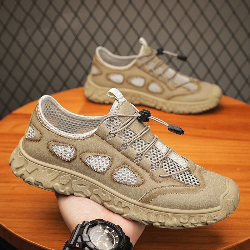 JYL Ботинки мужские Лето Ходьба Прочность Дышащая сетка/22607 Khaki