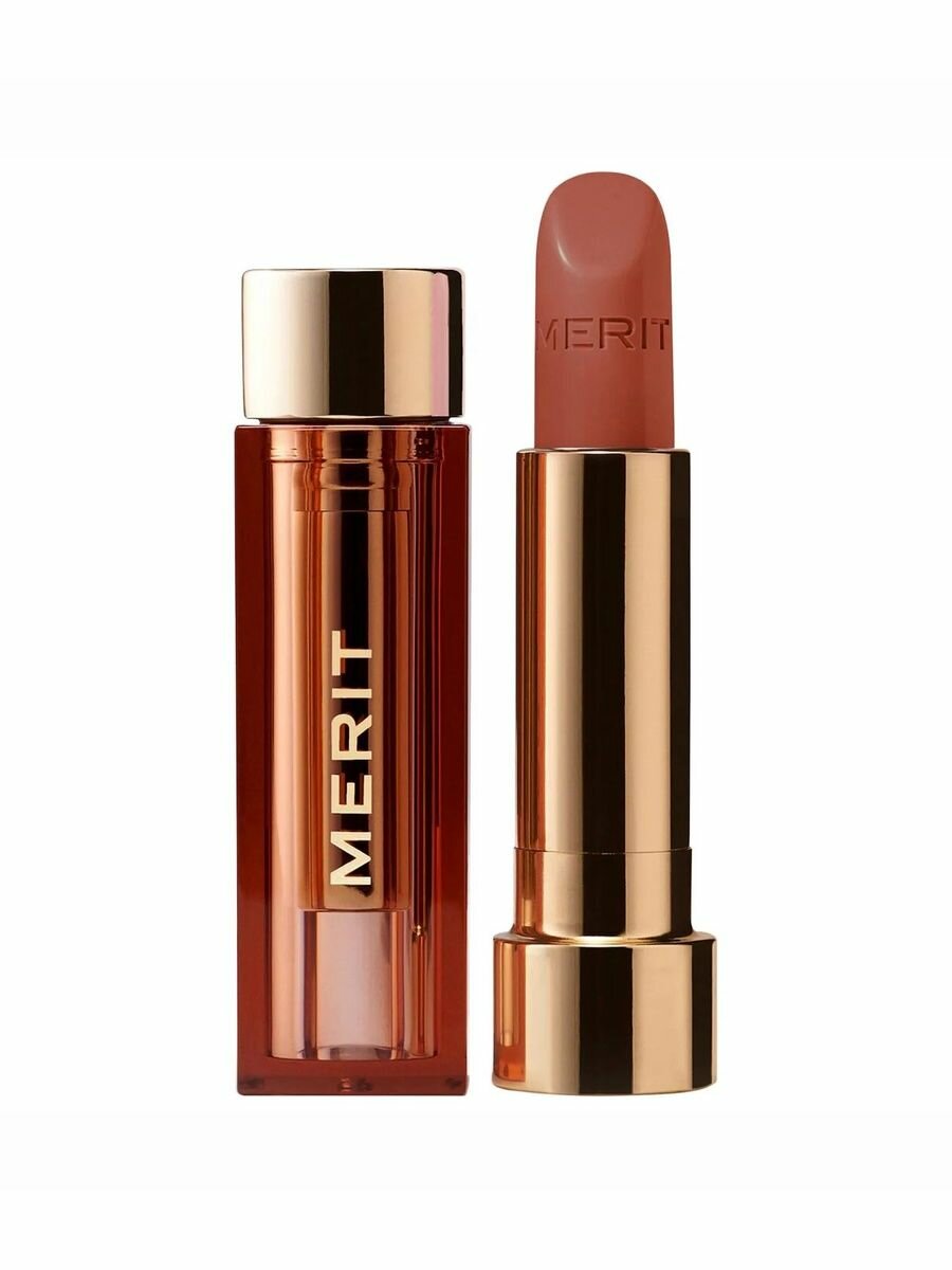 MERIT Помада для губ Signature Lip Lightweight Lipstick (Ginger) 3 г