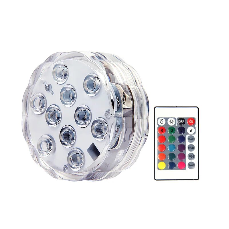 RGB LED Подводные Светильники для сада, бассейна 1 Lamp 1 controller