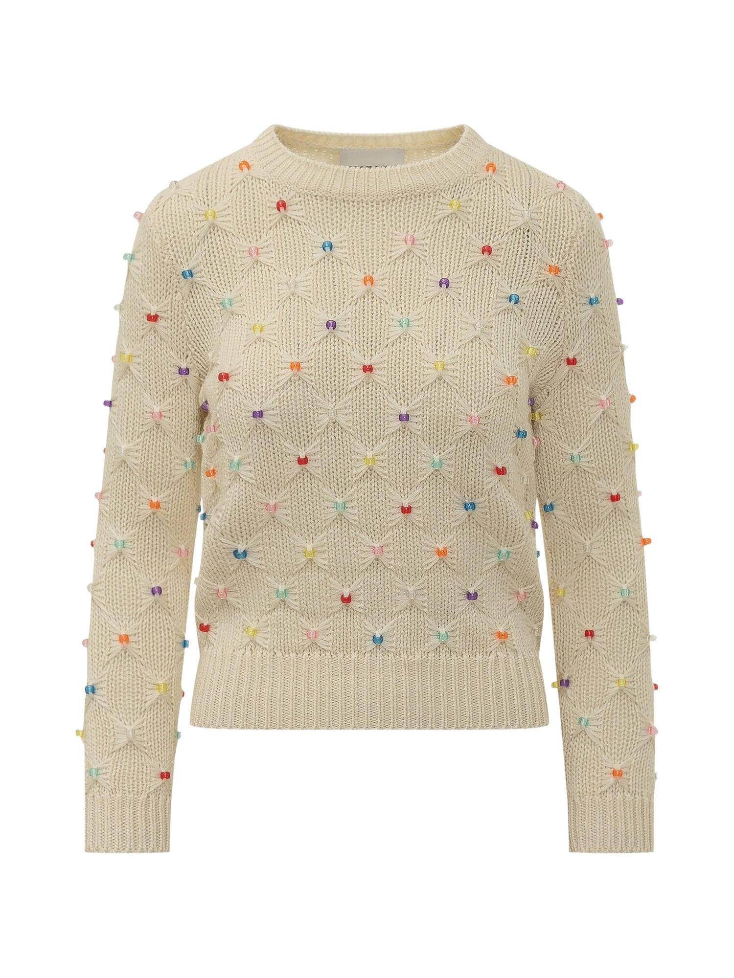 Свитер Priyanka bead-embellished open-knit sweater