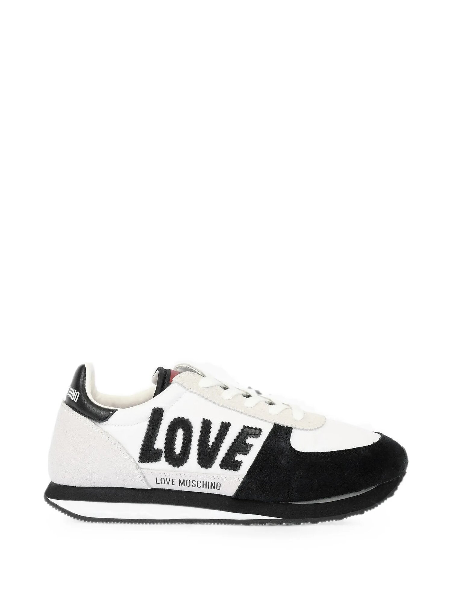 Кроссовки Love suede-panelled sneakers