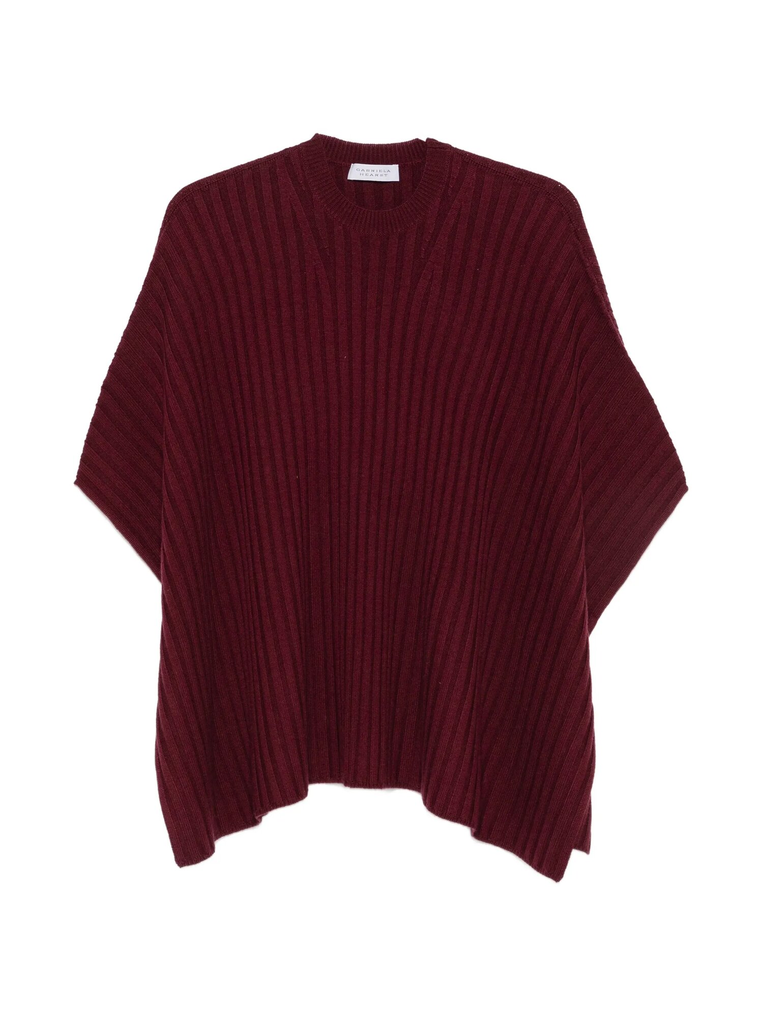 Накидка Baron ribbed-knit poncho