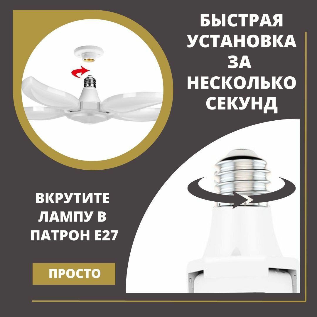 Люстра, E27, 75 Вт — фото 1