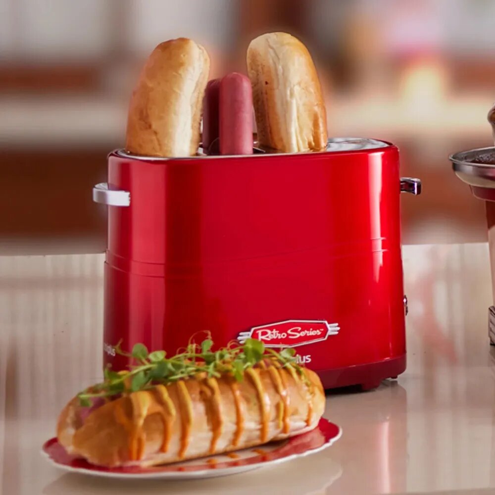 Cookplus, Kitchen-lover 2-pack Hot Dog Maker, красный
