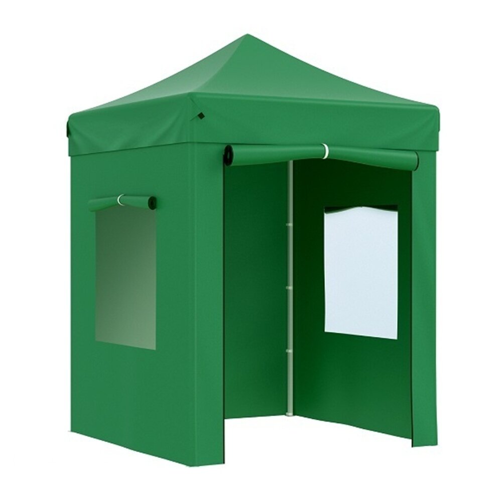 Тент-шатер Helex S6.5, садовый, 200 x 200 см, стальной каркас, зеленый