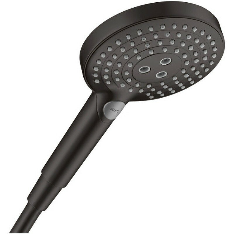 Ручной душ Hansgrohe Raindance Select S 26530670 черный матовый