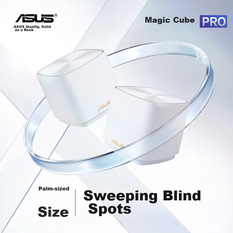 ASUS Lingyao Cube Pro WiFi 6 Mesh роутер покрытие 151-200 м² Gigabit Ethernet порты Цвет：Белый с услугой установки