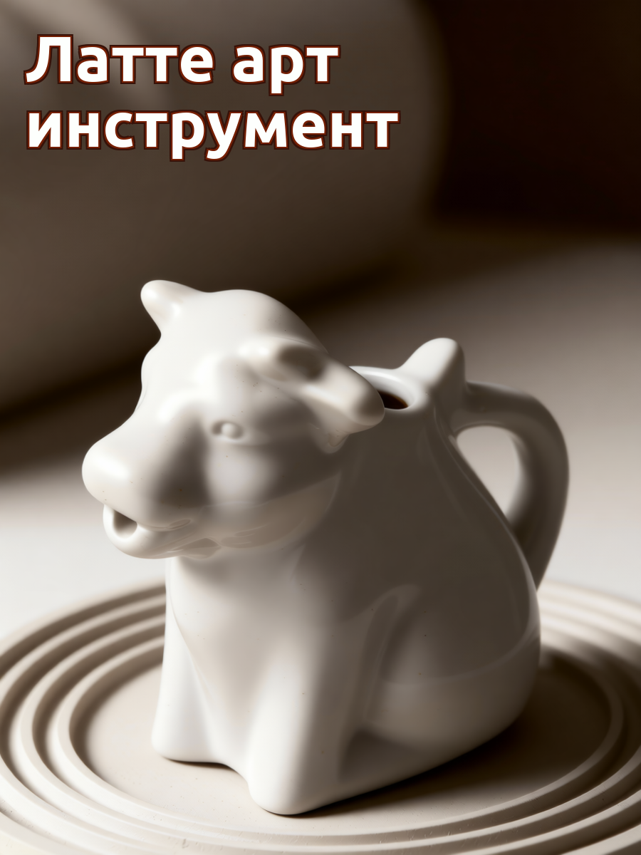 Керамический Стакан Для Молока В Форме Животного 8 5X5X7 8Cm
