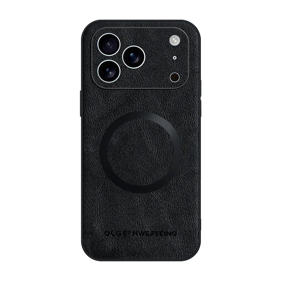 Винтажный классический кожаный чехол с магнитом для iPhone 17 Air 16 15 14 13 12 11 Pro Max Plus 16e, противоударный, с полной защитой, совместимый с MagSafe