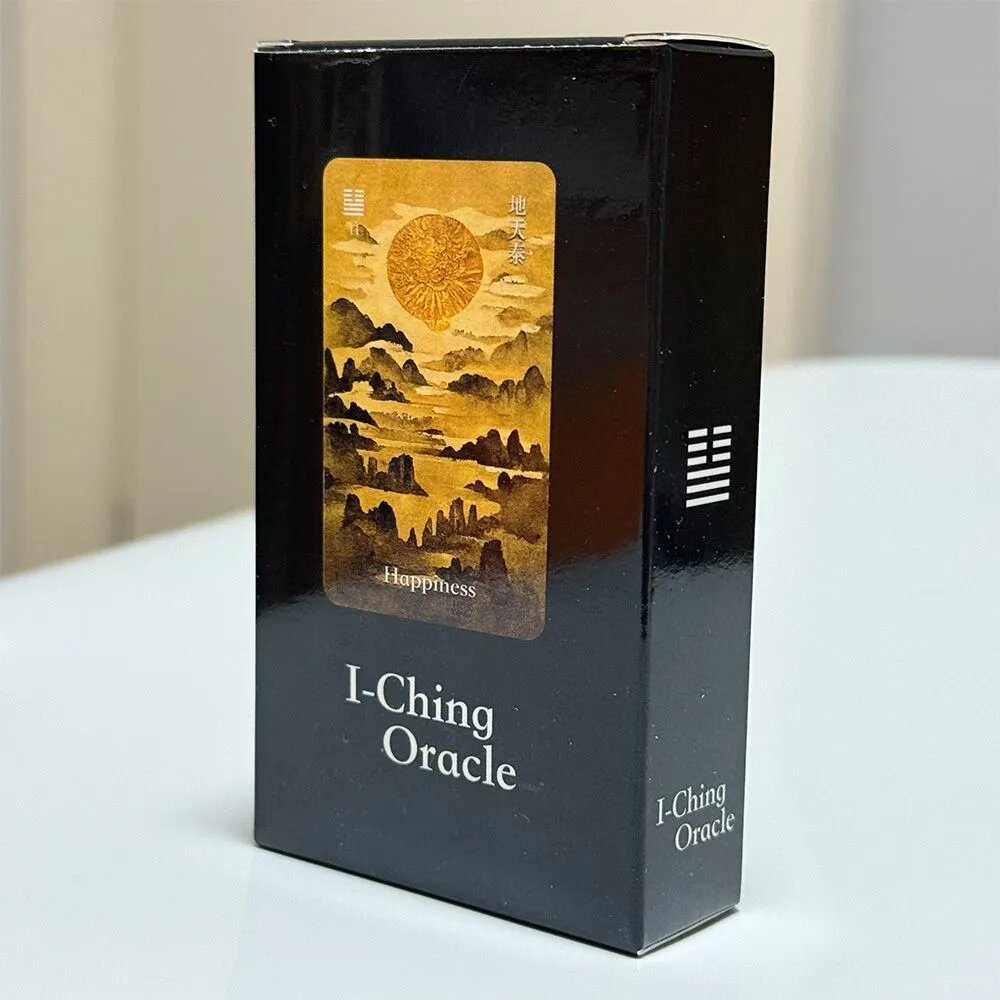 Карты оракула И-Цзин,64шт Карт таро красоты китайского пейзажа, I-Ching oracle Cards