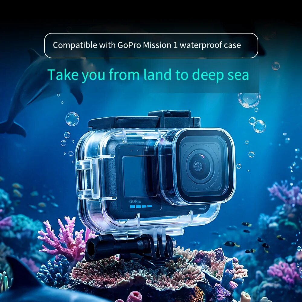 Водонепроницаемый корпус для GoPro MISSION 1/Pro
