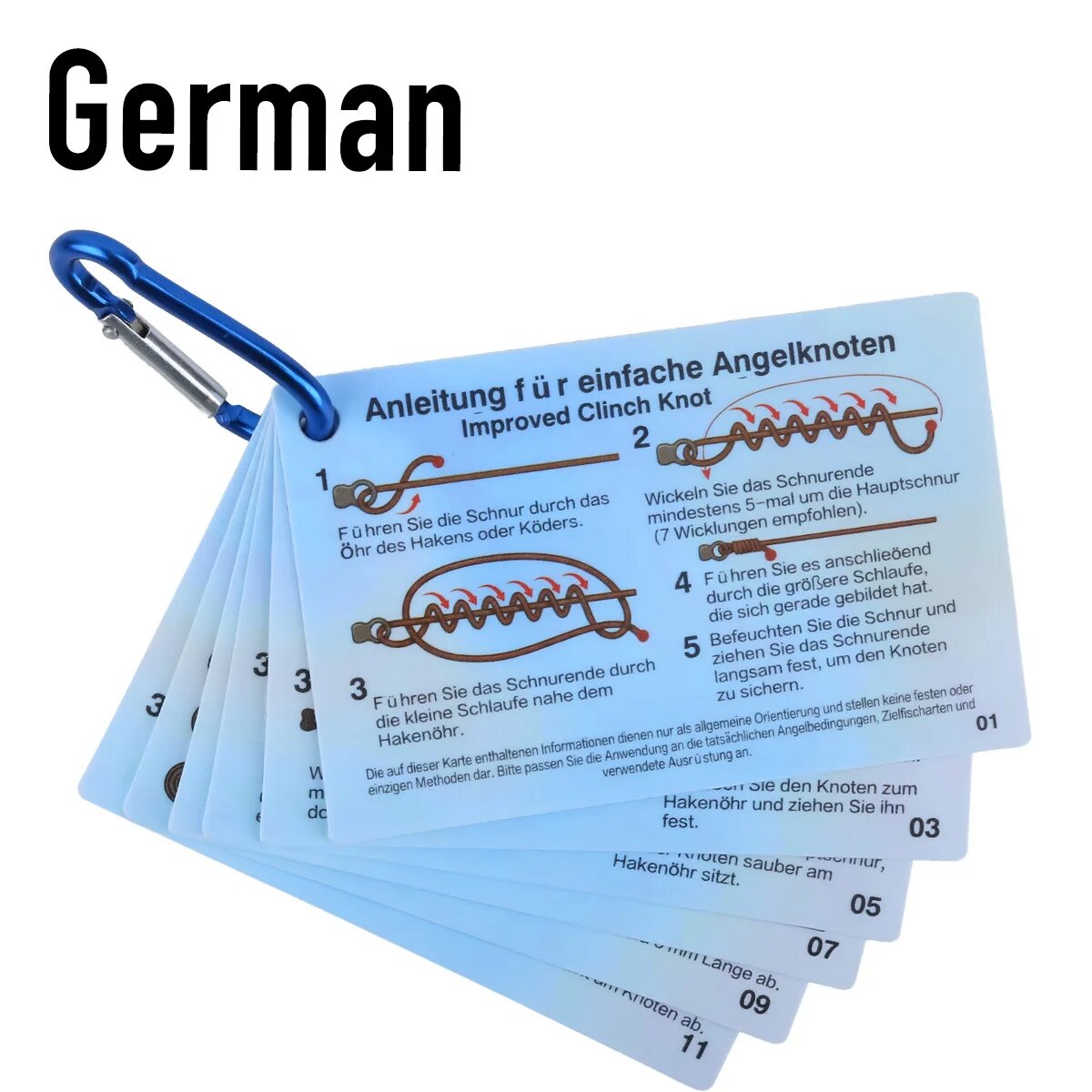 Набор узлов для рыбалки, German