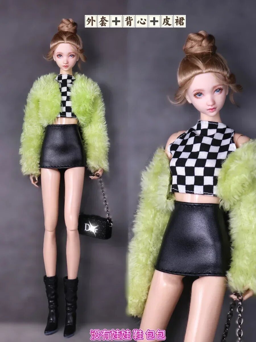 Комплект одежды для куклы Xinyi Fr2 BJD ST BB 1/6 Черный, clothes set