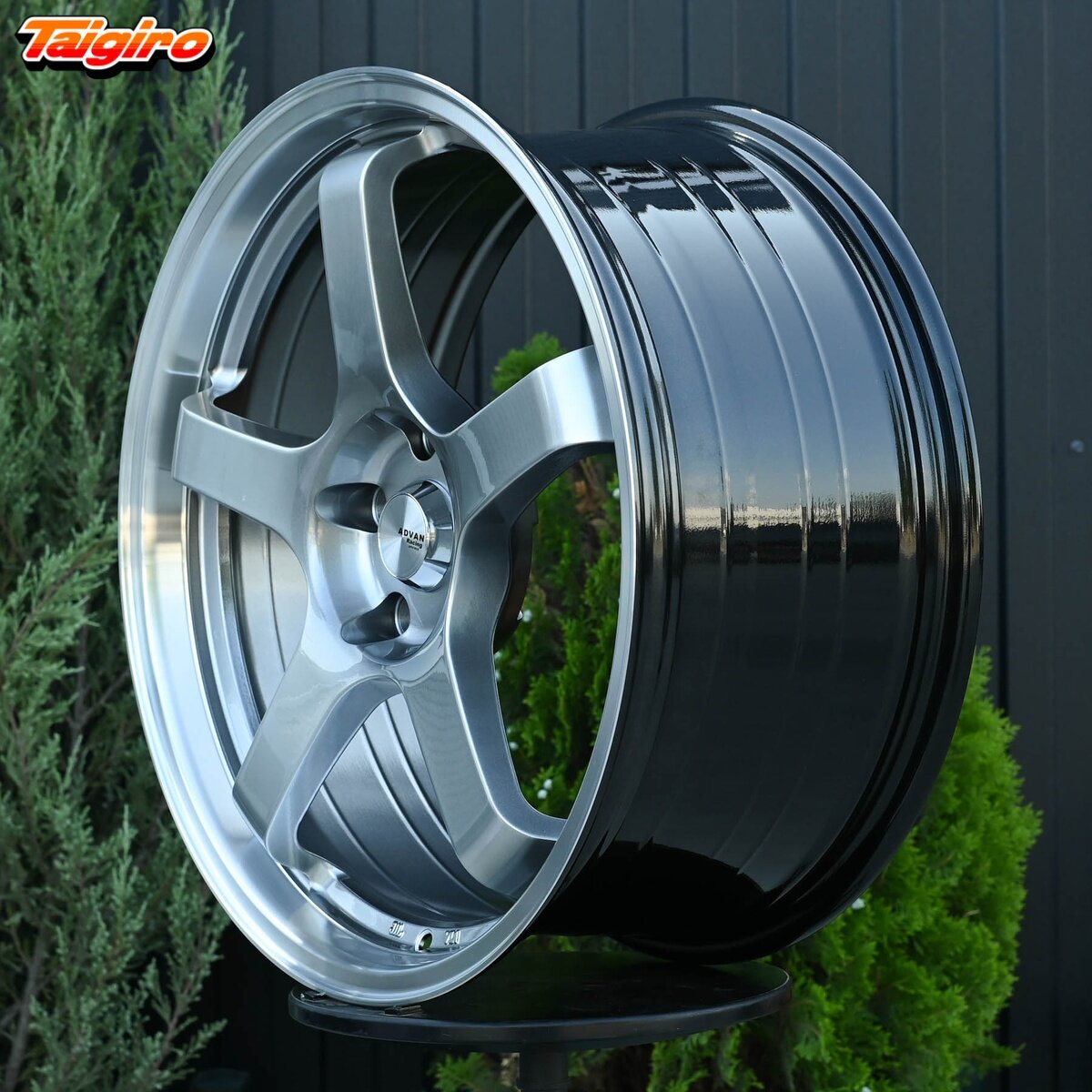 Комплект литых дисков R19 Advan GT 8.5J ET38 5*112 Темный хром (F155)