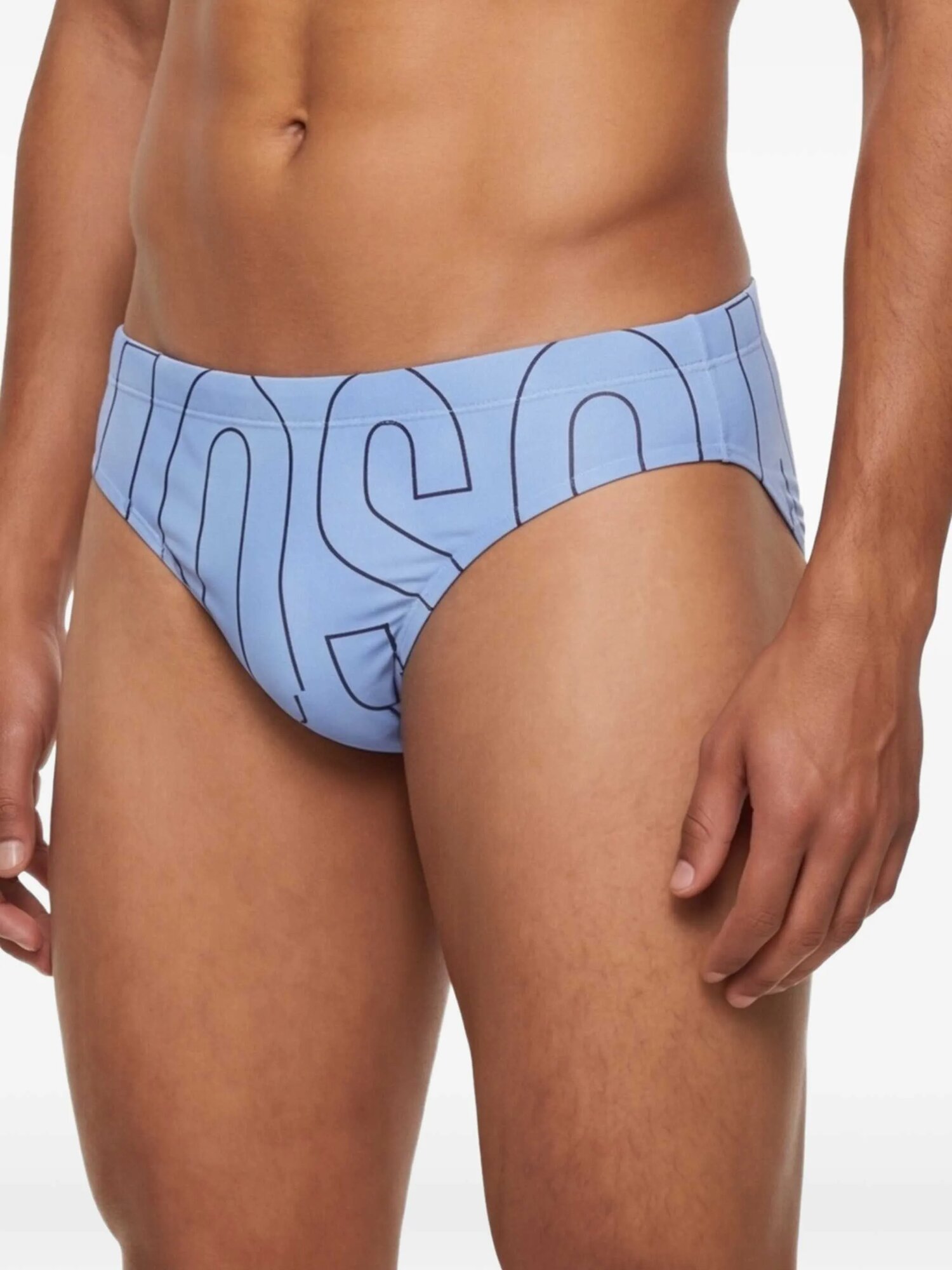 Плавки MOSCHINO Logo-print swim trunks, размер XS — фото 1