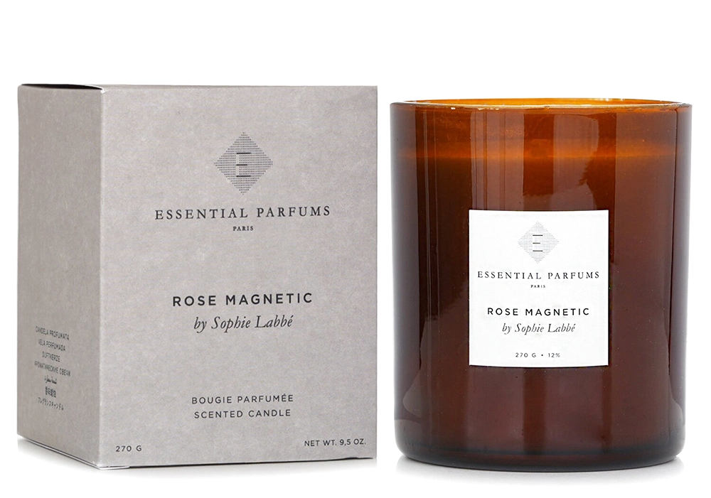 Парфюмированная свеча для дома Эссенциал Парфюмс Роза Магнетик 270 гр - Rose Magnetic