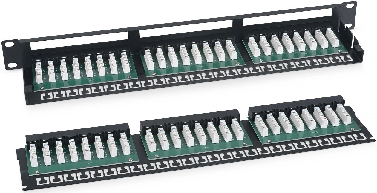 Патч-панель Cabeus PLHD-48-CAT.6-DUAL 19 1U RJ45 кат.6 UTP