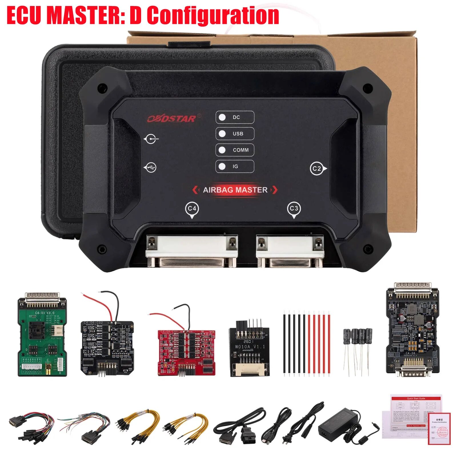 OBDSTAR ECU MASTER: Поддержка копирования данных ECM/TCM/BCM для легковых D (AIRBAG Resets)