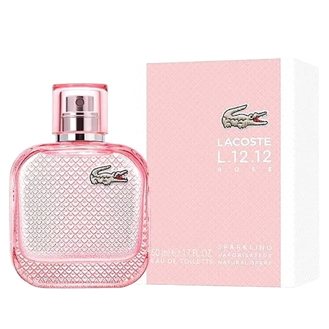 Туалетная вода Lacoste L 12 12 Rose Sparkling - для женщин 50 мл / Лакост Роза Спарклинг