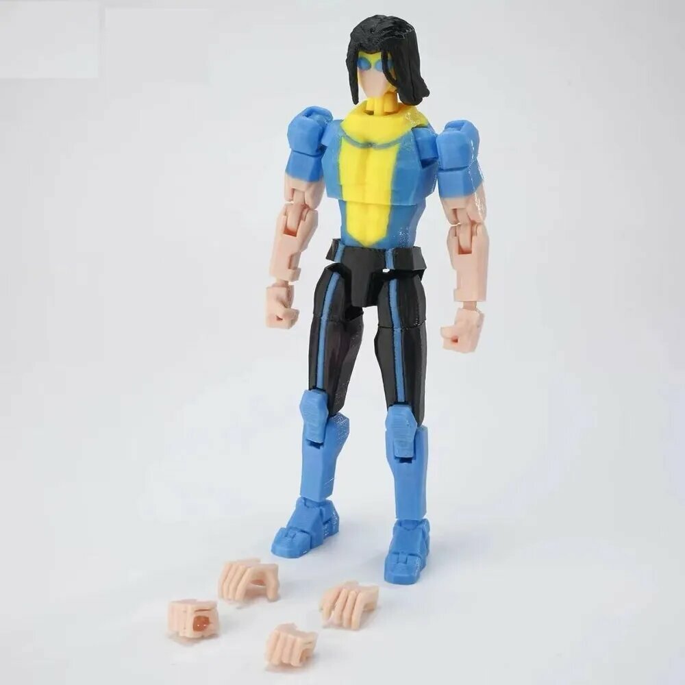 Фигурка Дарквинг из Неуязвимого( Invincible- Darkwing), 3D-печатная подвижная модель, подарок анимешнику и коллекционеру