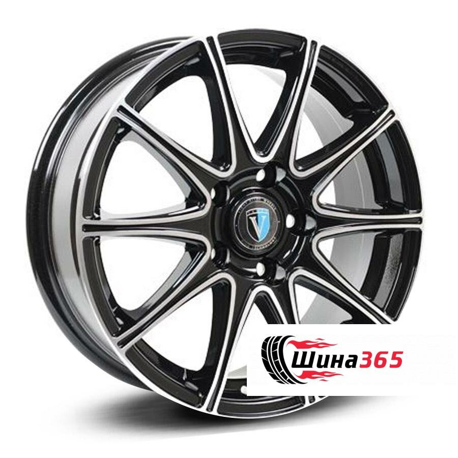 Литой колесный диск VENTI 1616 V 6,5R16 4*100 ET45 d60,1 Алмаз черный BD