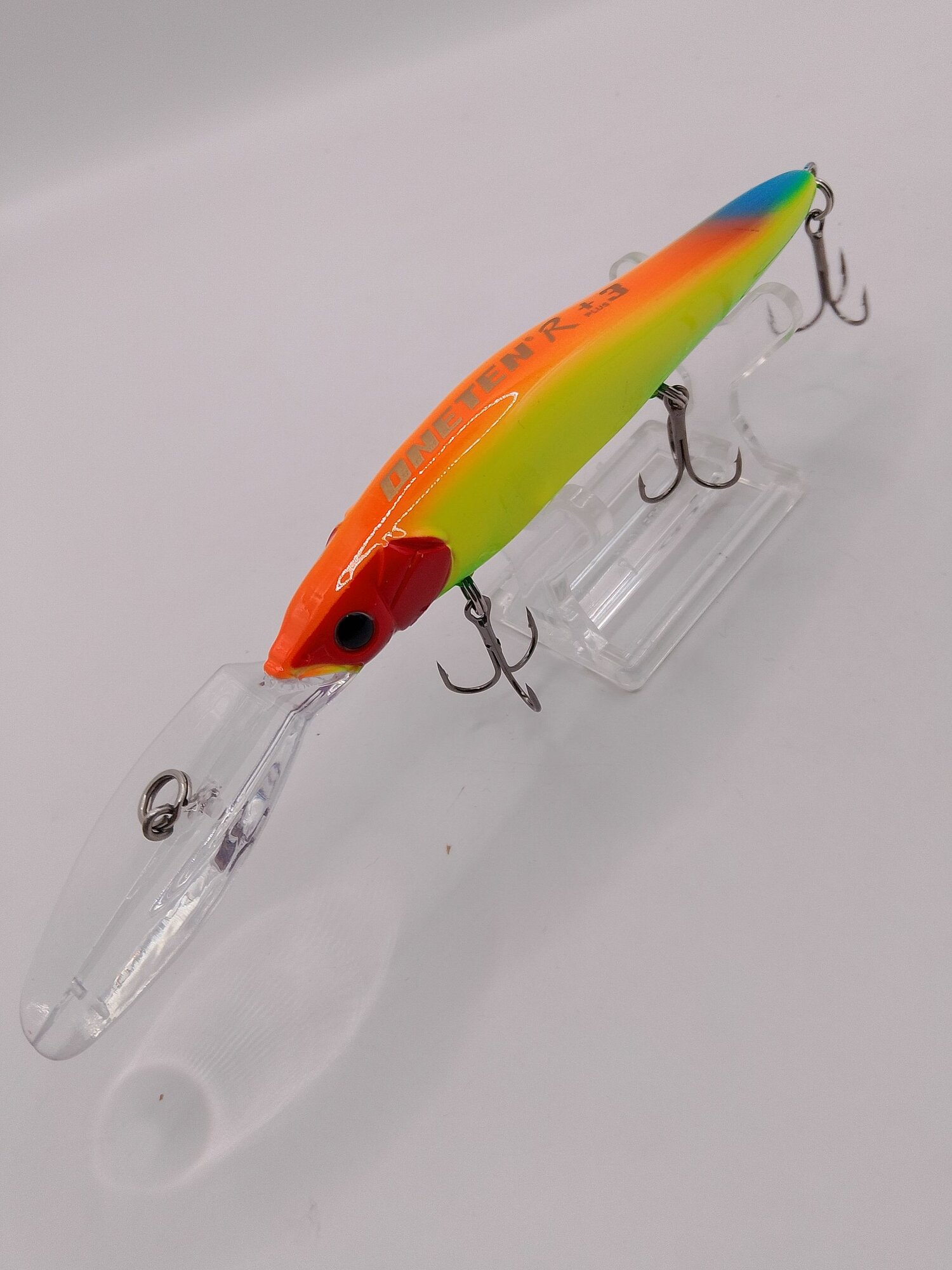 Воблер минноу Megabass Oneten R+3 Hi-Float, 110 мм, 15 гр, заглубление до 4 м, быстро всплывающий воблер для рыбалки