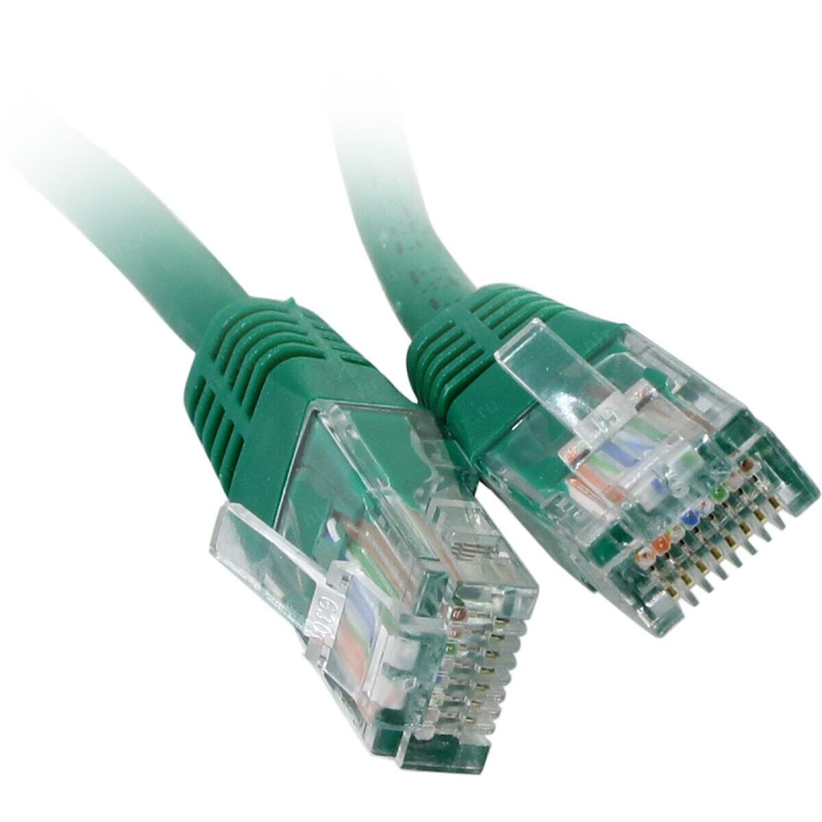 ExeGate UTP-RJ45-RJ45-5e-0.3M-LSZH-GN Patch Cord UTP кат.5e LSZH, 0.3м, зелёный EX286373RUS — фото 1