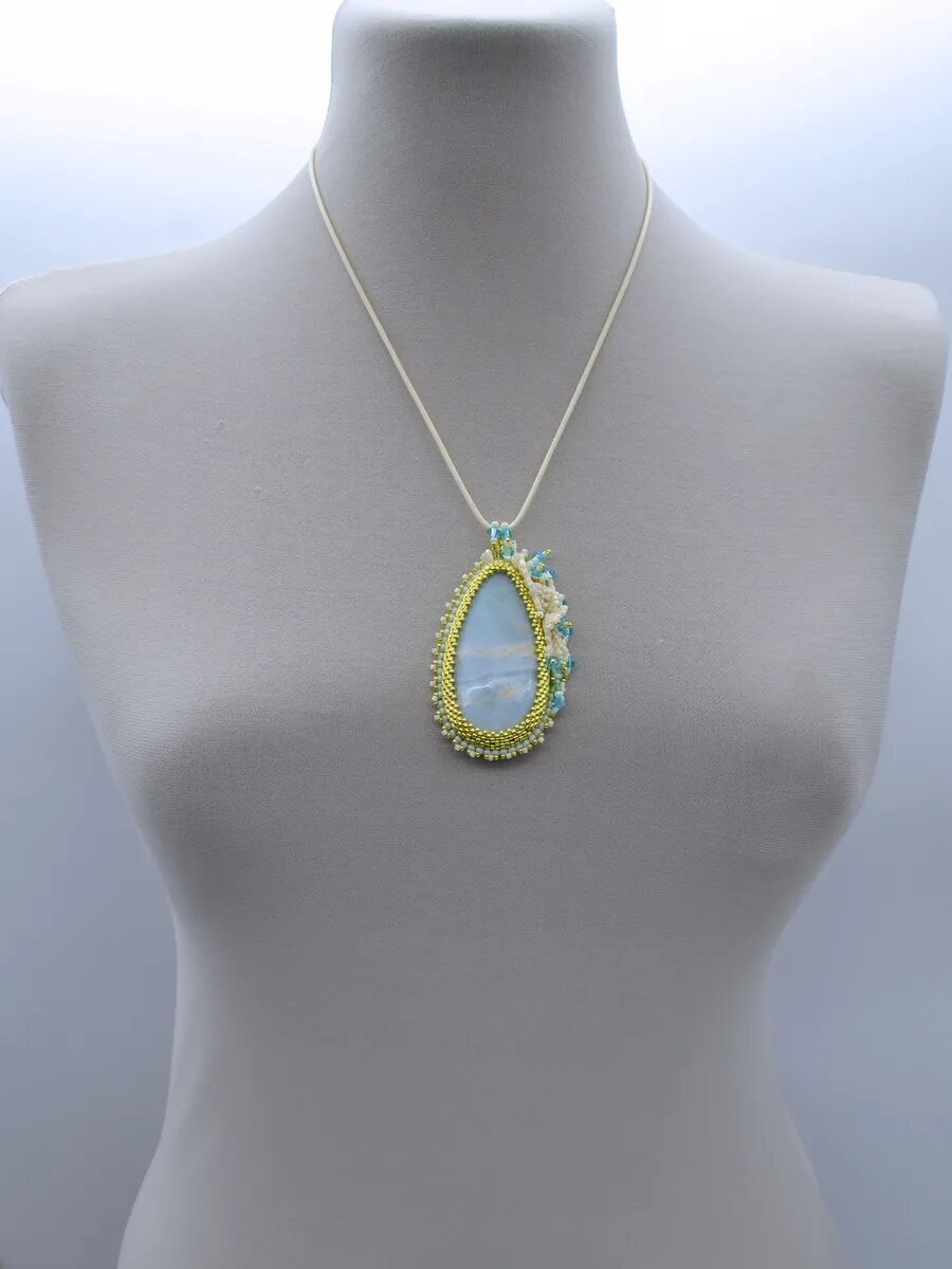 Колье, кристаллы Swarovski