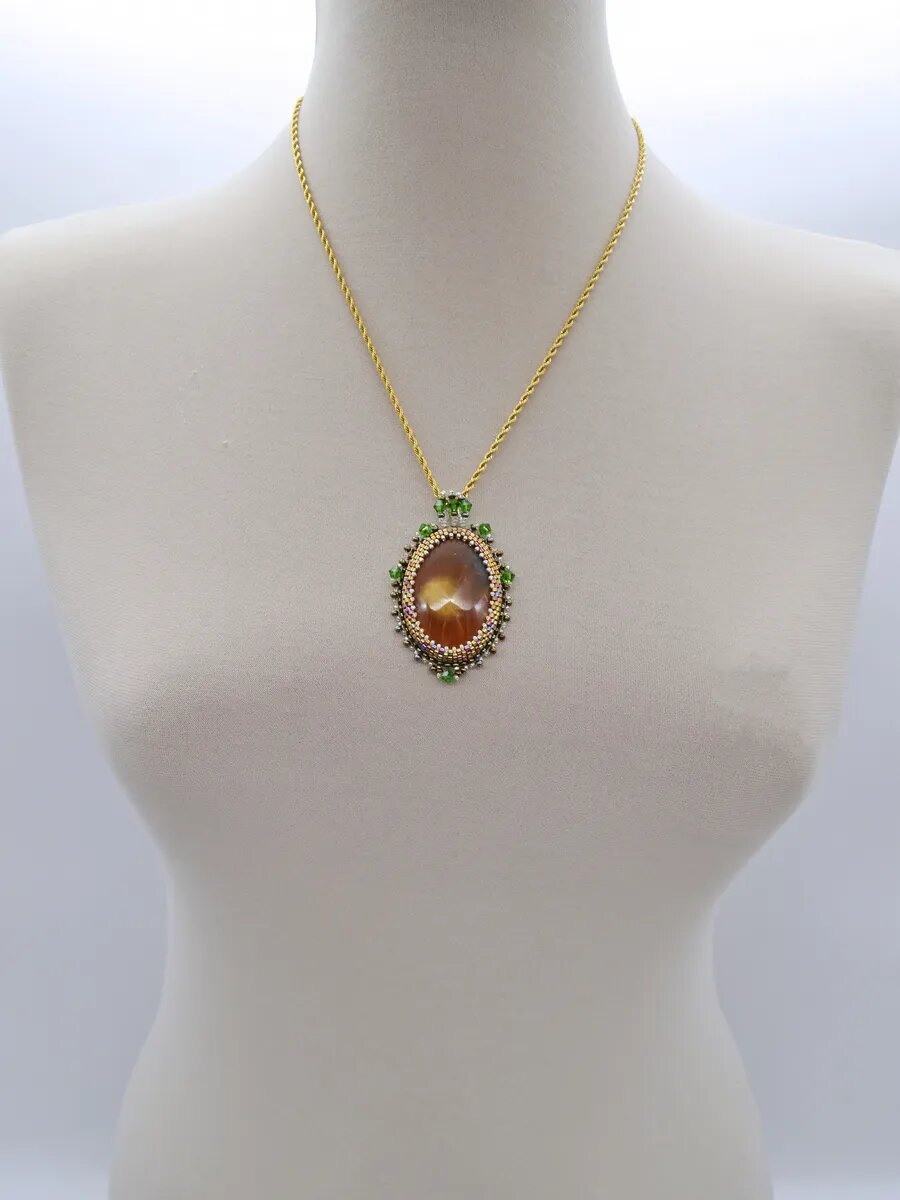Колье, кристаллы Swarovski