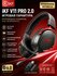 Игровые беспроводные наушники iKF V11 Pro 2.0 (4 режима связи) с тактическим дис...