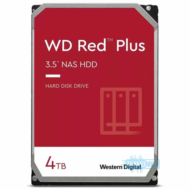 Жесткий диск WD Red Plus WD40EFZZ 4 ТБ
