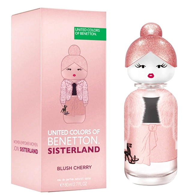 Парфюм Benetton Sisterland Blush Cherry 80 мл женский - Бенеттон Систерленд Блаш Черри