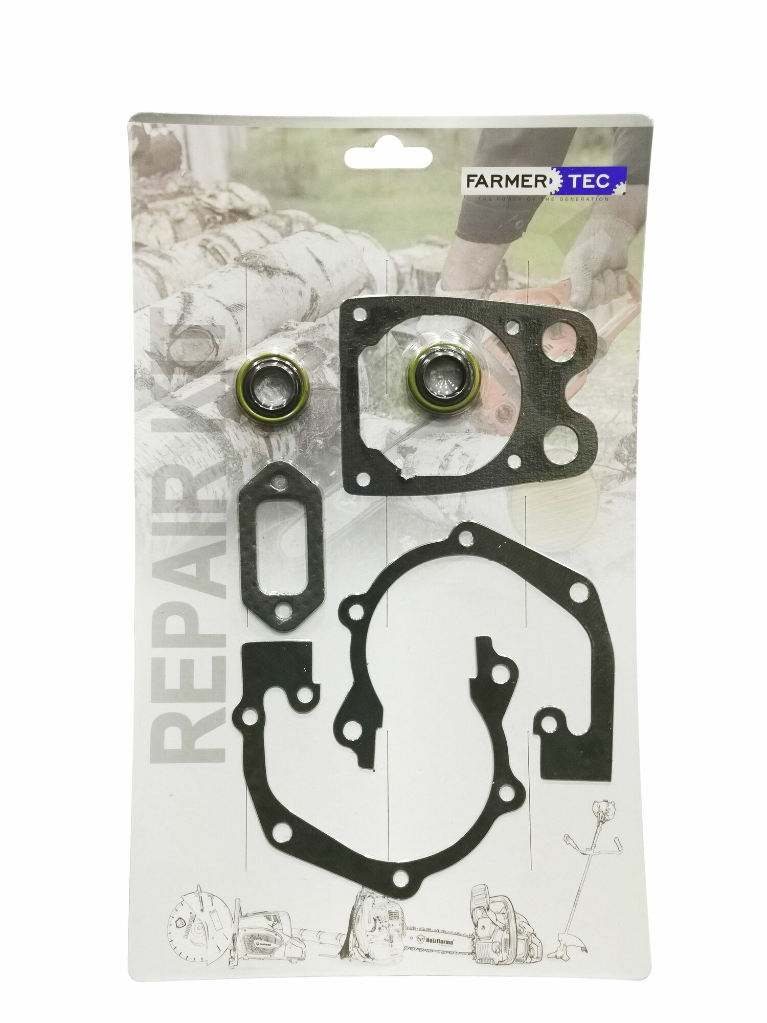 Прокладки (к-т) для HUS K750 K760, арт. K75025 FARMERTEC ( Hus 5063853-04)