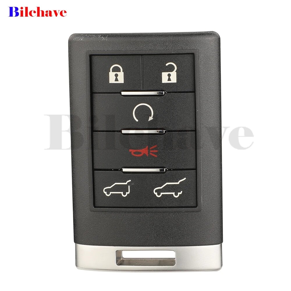 Складной Чехол Для Автомобильного Ключа Jingyuqin Для Cadillac STS CTS EXT ESV 2007-2014 6 Buttons
