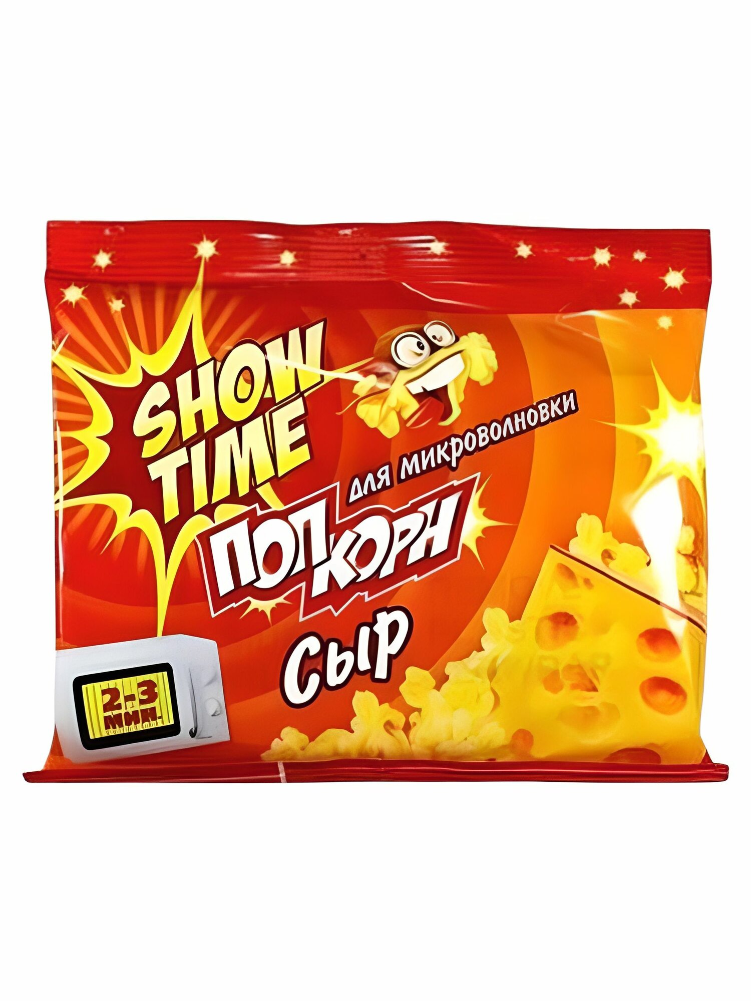 Попкорн 80 грамм "SHOW TIME" Сыр. Зерно для микроволновой печи