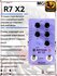MOOER R7 X2 Фиолетовый Гитарный комбоусилитель с 14 типами реверберации