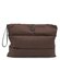 Сумка Moncler Quilted logo-patch clutch bag, brown