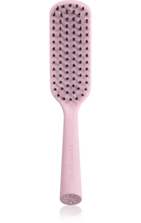 Расческа Brushworks Slick Back Bristle Brush, черный, 1 шт