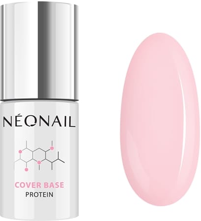 Лак для ногтей NeoNail Cover Base Protein, nude rose, 7,2 мл