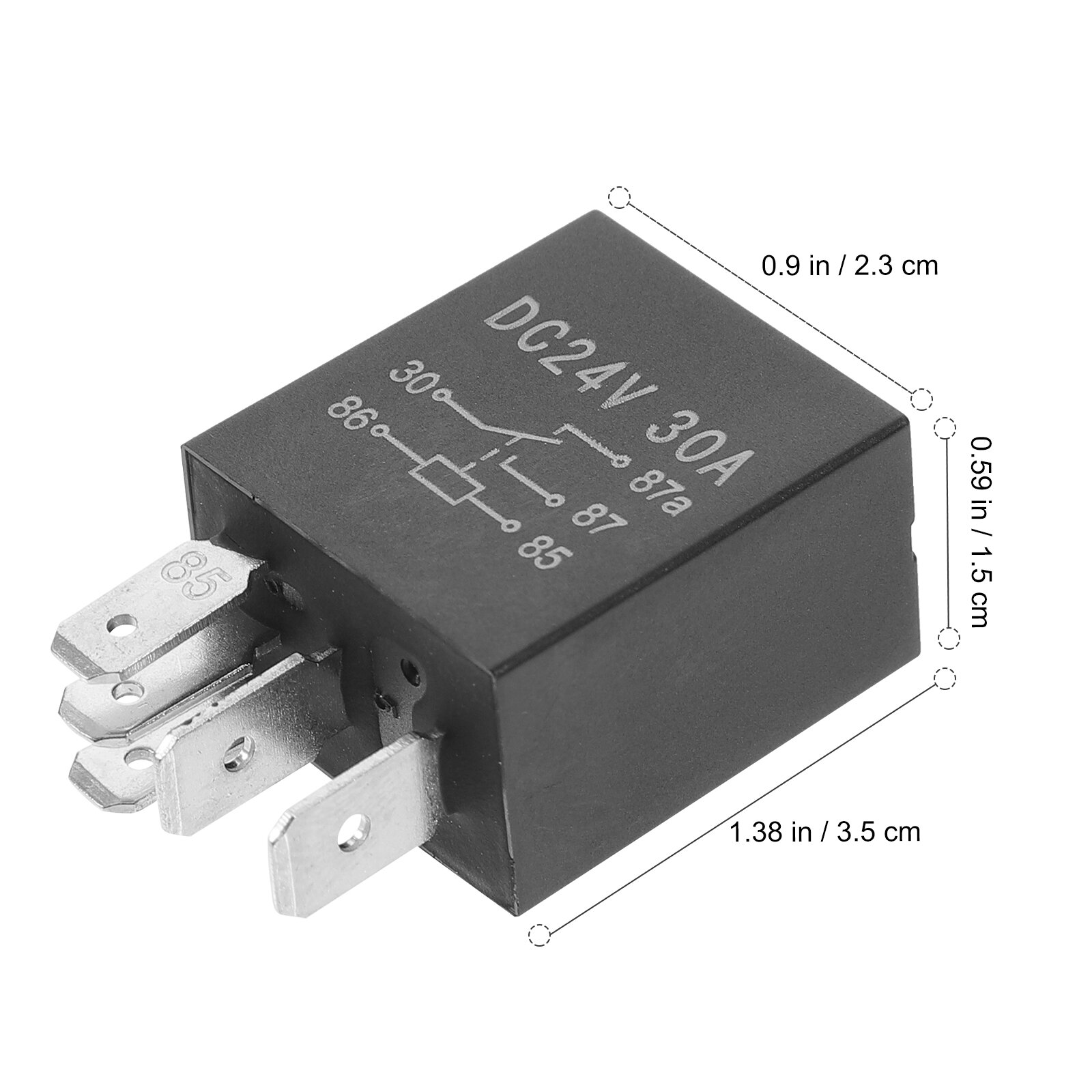 Автомобильный Реле Авто Реле 30a 12 Вольт Для Машины 3 5X2 3Cm